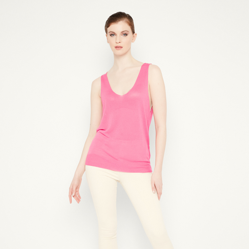 Raspberry Knit Cami – Sketch the Label
